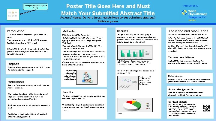 Insert your institutions logos at the top Poster