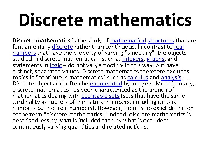 Mathematics 1 Definitions Symbols Terminology Logic Truth of