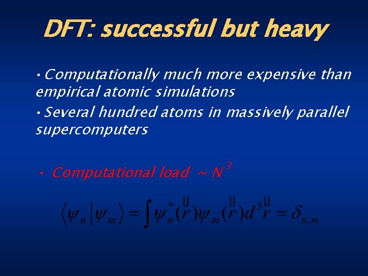 Linear scaling fundamentals and algorithms Jos M Soler