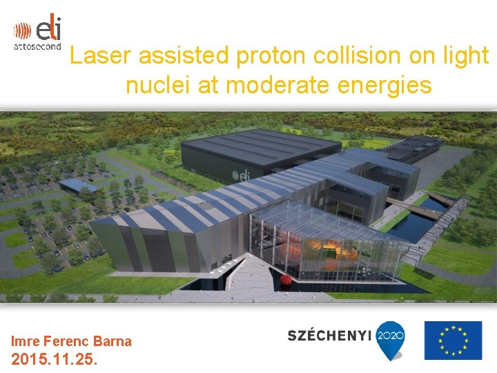 Laser assisted proton collision on light nuclei at