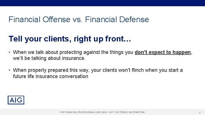 Life Insurance Conversation Starters Statement of purpose Date