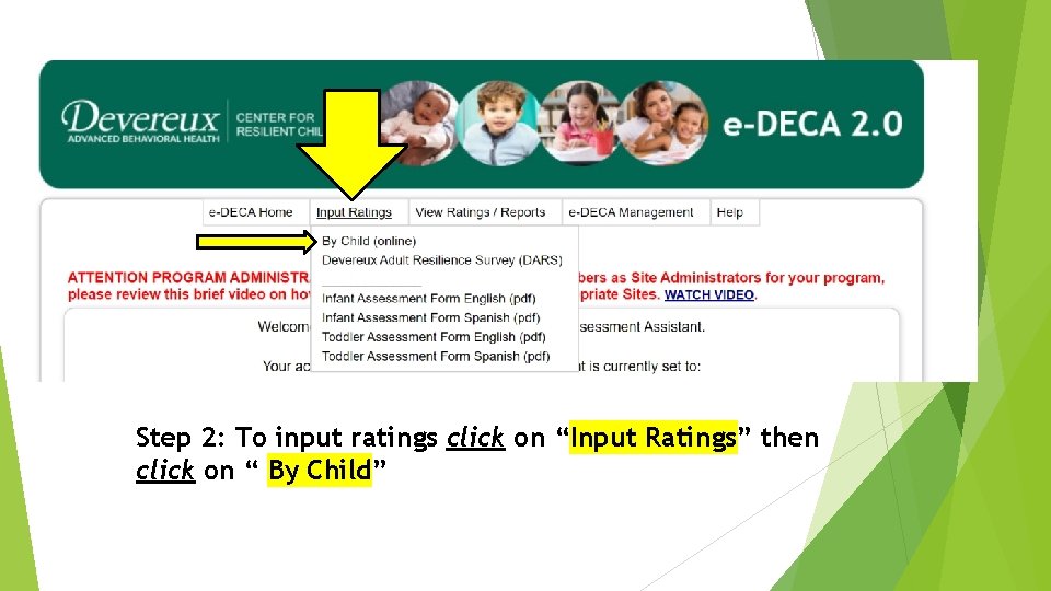 Head Start Performance Standard DECA Behavioral Screener 1302