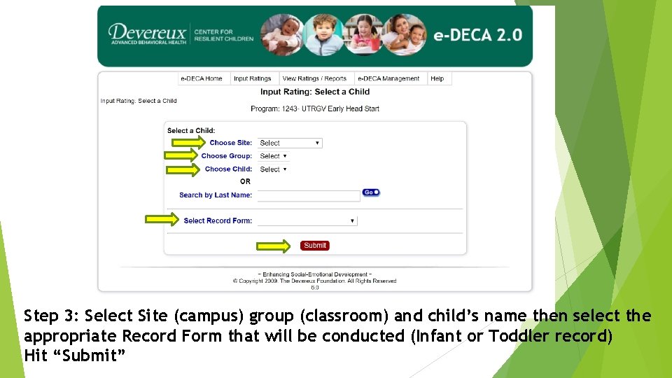 Head Start Performance Standard DECA Behavioral Screener 1302