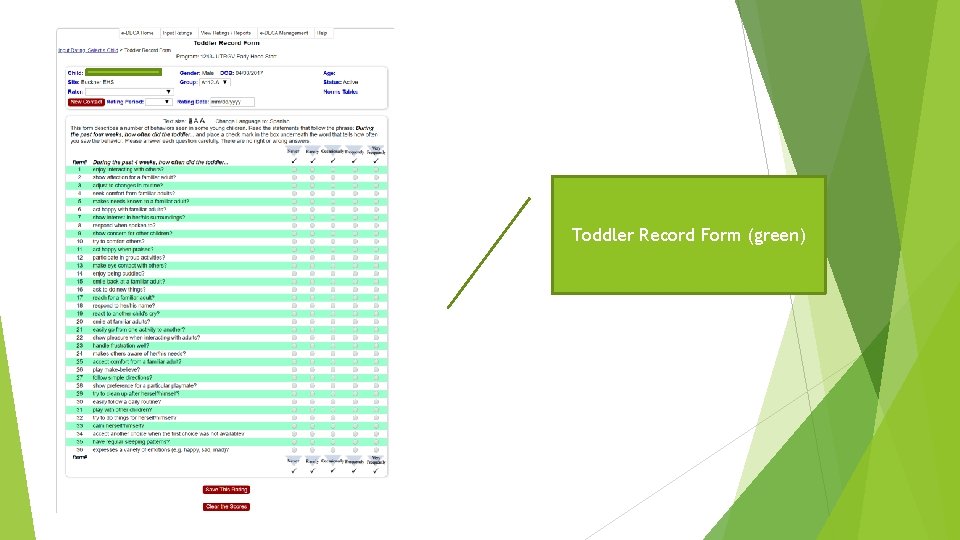 Head Start Performance Standard DECA Behavioral Screener 1302