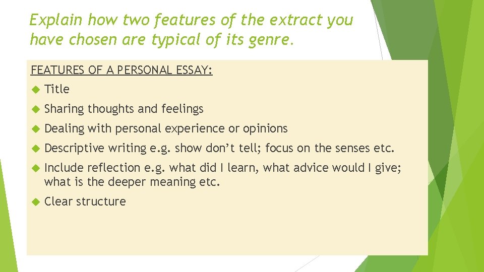 Assessment Task December 2018 Sample Booklet Questions SECTION