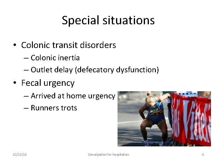 Constipation for Hospitalists Hospitalist Best Practice J Rush