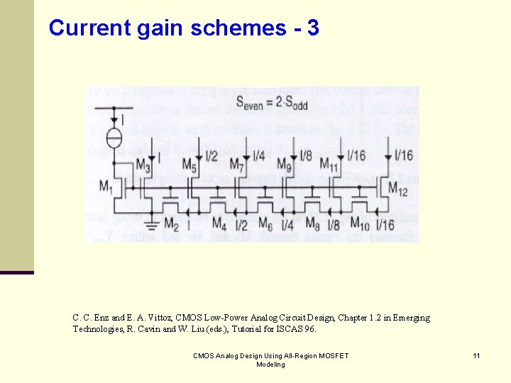 CMOS Analog Design Using AllRegion MOSFET Modeling Chapter