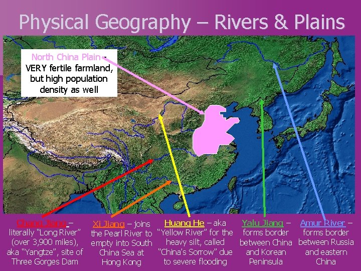 East Asia Land of Contrasts Natural Resources Compare