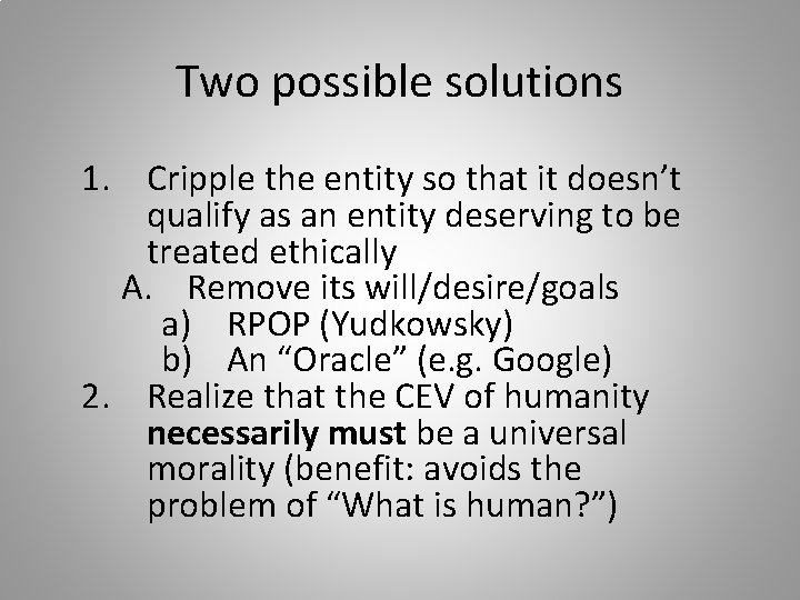 A GameTheoretically Optimal Basis For Safe and Ethical