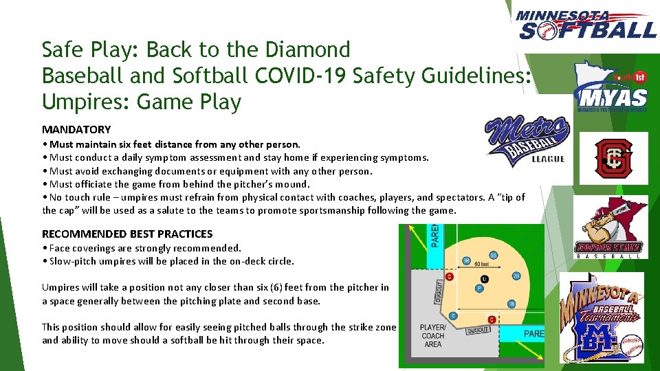 CGAA Softball 2020 Traveling Coaches Meeting COVID19 Guidelines