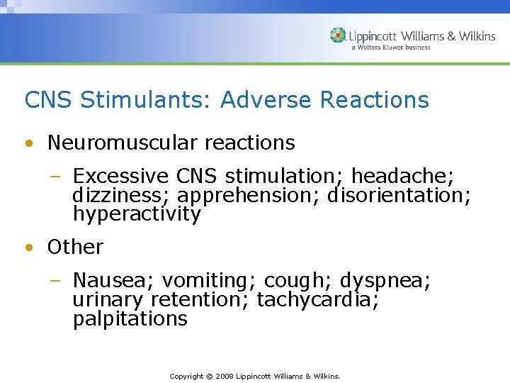 Introductory Clinical Pharmacology Chapter 25 Central Nervous System