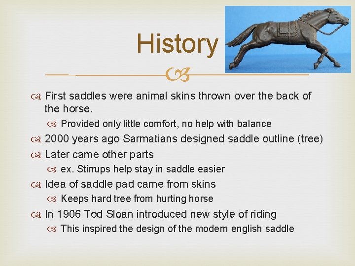 English Saddles By Ariel Morgan B 8 History