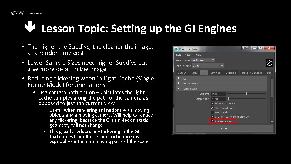 VRay Render Animation Moving Objects Lesson Introduction Orientation