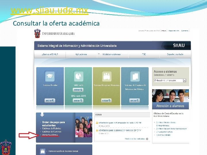 www siiau udg mx Consultar la oferta acadmica