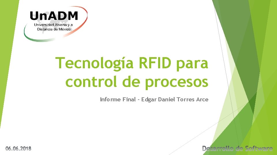 Tecnologa RFID para control de procesos Informe Final