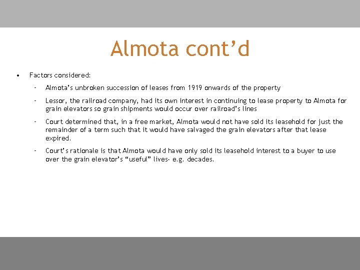 Reasonably Probable Highest Best Use Cost to Cure