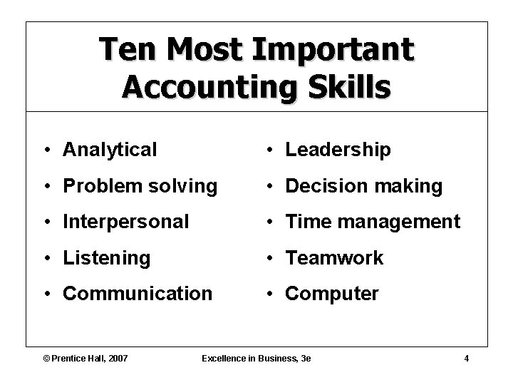 Getting to the Bottom Line Basic Accounting Concepts