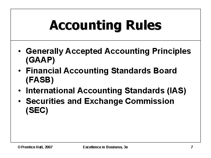 Getting to the Bottom Line Basic Accounting Concepts