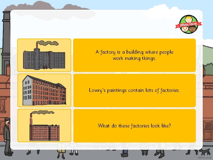 LS Lowry Year One I can draw buildings