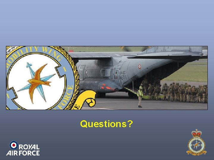 1 Air Mobility Wing Capability Brief Flight Lieutenant