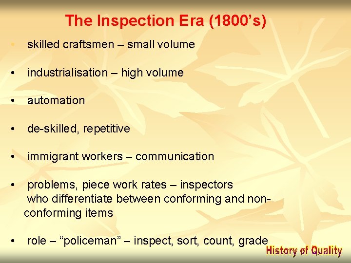 Quality System PDT 310 September 2019 Muhamad Iqbal