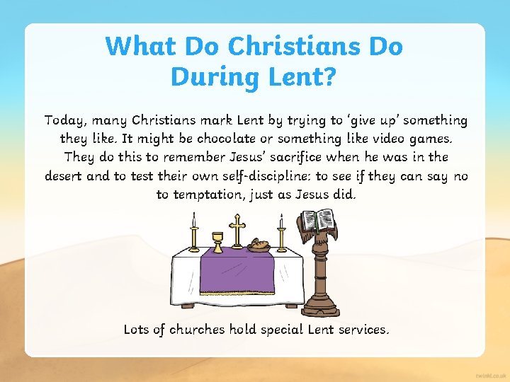 Lent What Is Lent Lent begins on Ash