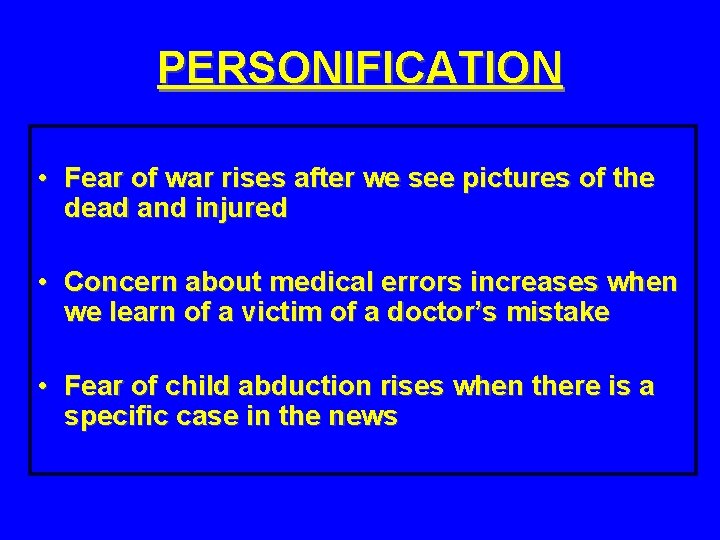 THE NEED FOR BETTER RISK COMMUNICATION Risk Communication