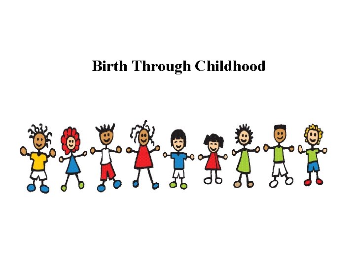 Birth Through Childhood Infancy Birth to 12 Months