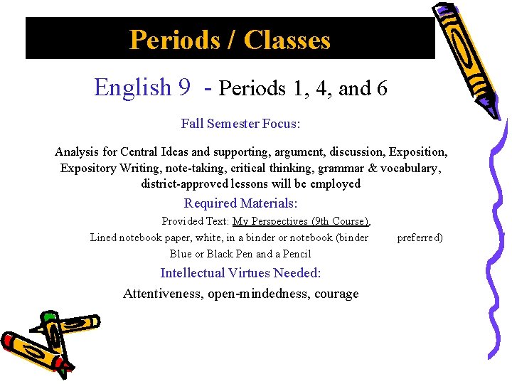 San Pedro High School Back to School Night