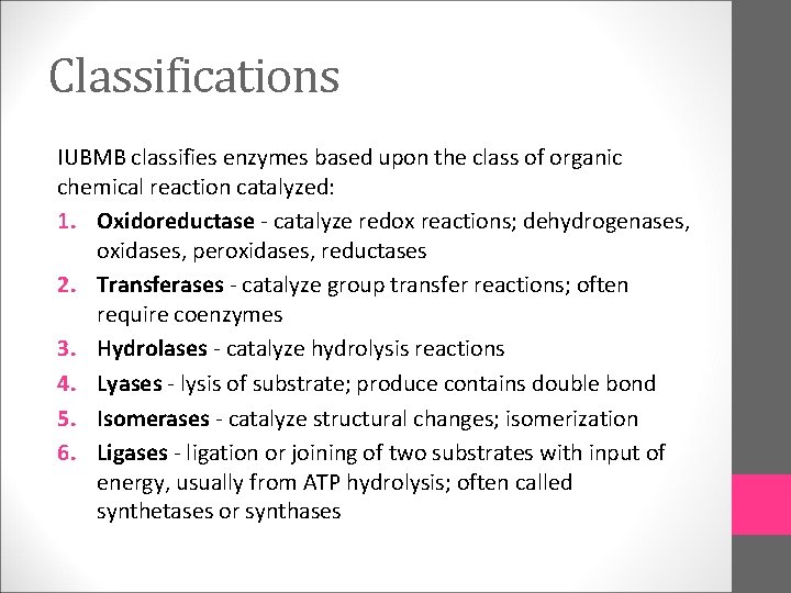 Control of Metabolism Chapter 4 Topics 1 Overview