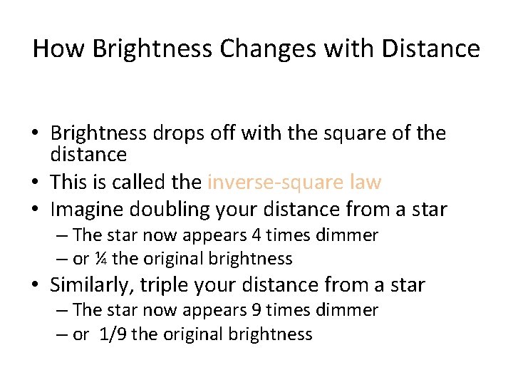 Chapter 11 Classifying the Stars Determining Distances to
