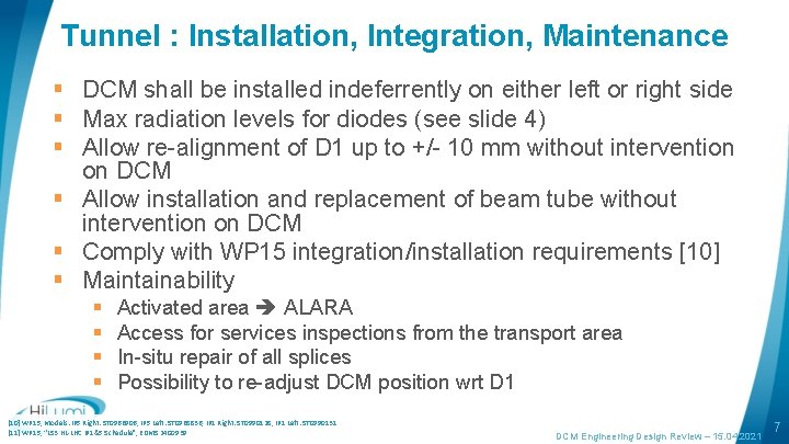 DCM Functional and Technical Specifications Y Leclercq S
