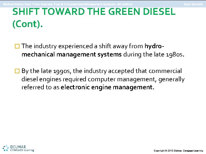 Diesel Engine Fundamentals Chapter 1 Boone County ATC