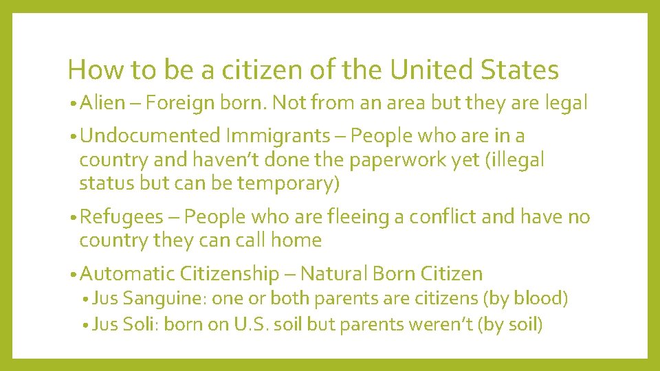 UNIT 1 Proud to be an American What