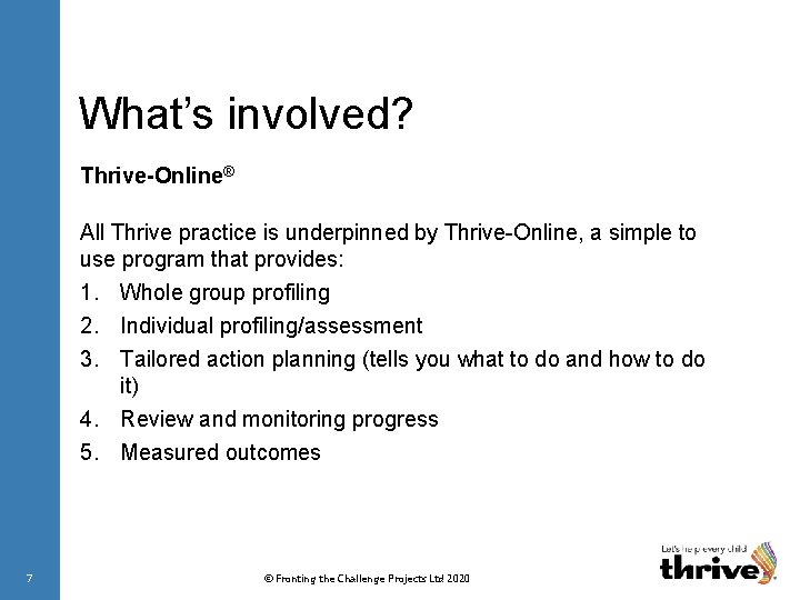 An introduction to Thrive Leicestershire Trauma Informed Practice