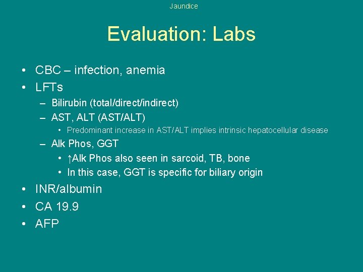 Jaundice Jaundice Bilirubin Metabolism Prehepatic Hepatic Posthepatic ...