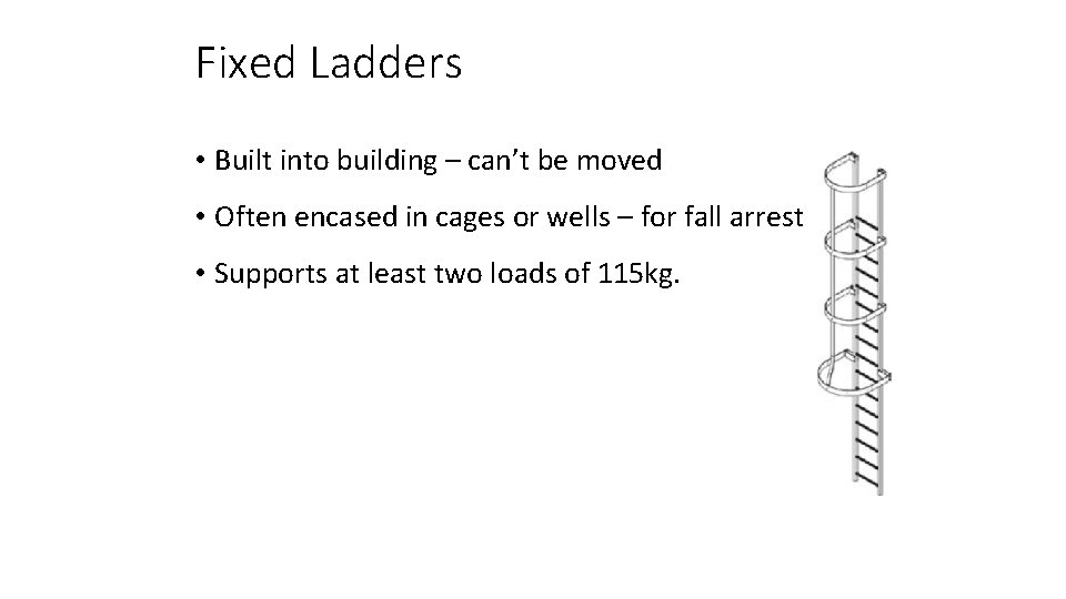 Ladder Safety COURSE Rhodes University Introduction to Ladder