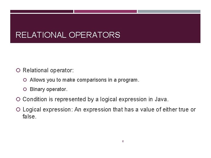 CONTROL STRUCTURE Chapter 3 CHAPTER OBJECTIVES Learn about