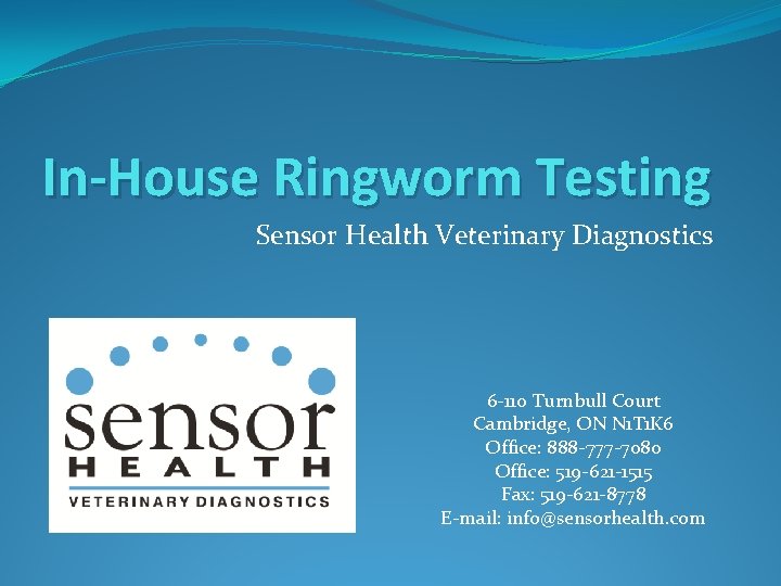 InHouse Ringworm Testing Sensor Health Veterinary Diagnostics 6