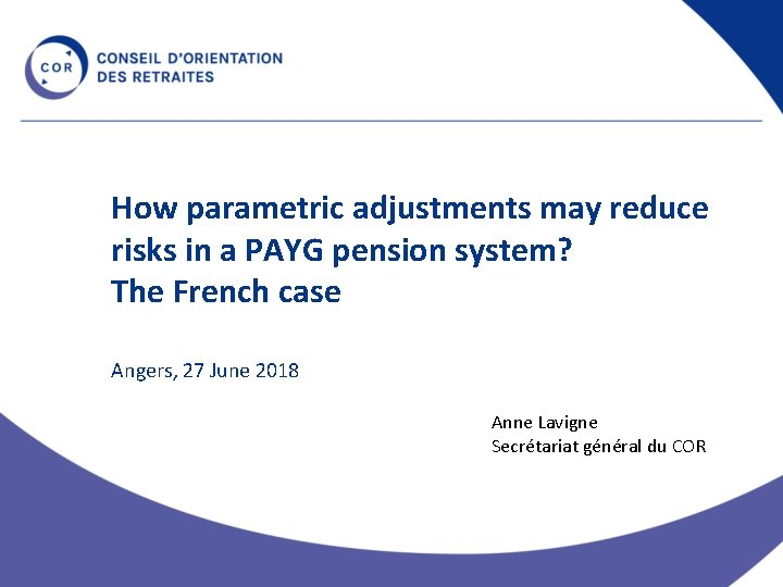 How parametric adjustments may reduce risks in a