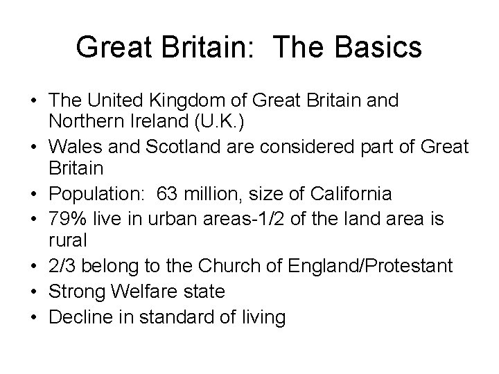 Great Britain http www parliament ukindex cfm Map