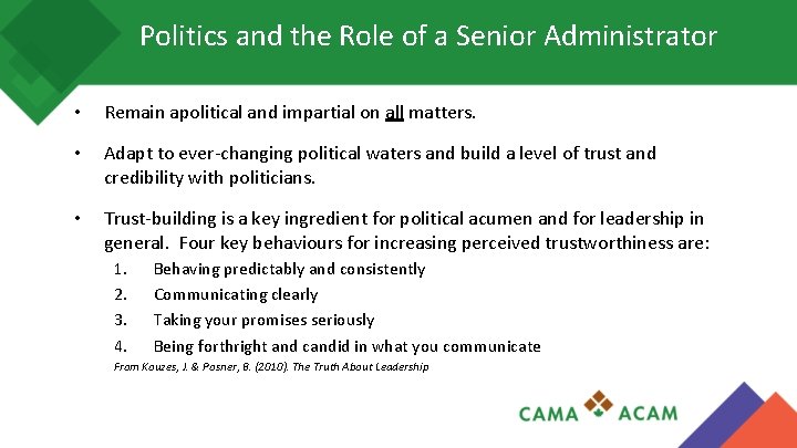 Political Acumen Toolkit Mentorship Presentation Toolkit Topics ...