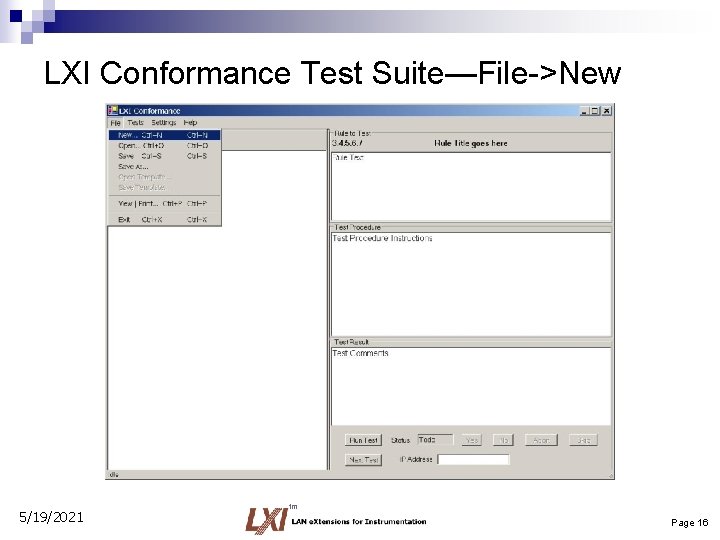 Lxi expert software - dareloxl