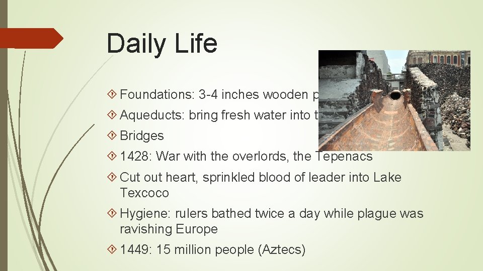 The Aztecs Capital City 1300 s Aztecs settled