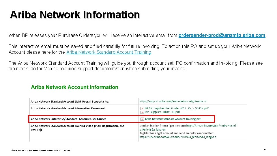ARIBA NETWORK TAX INVOICING GUIDE MEXICO BP PO