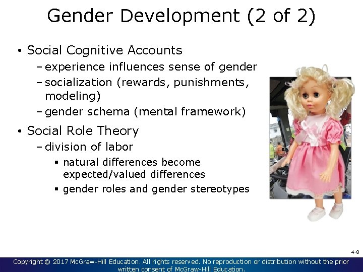 Chapter 11 Gender Sexuality Copyright 2017 Mc GrawHill