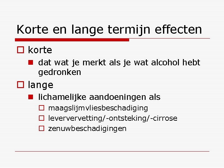 EERSTE HULP BIJ DRUGS Jan Broers Docent E