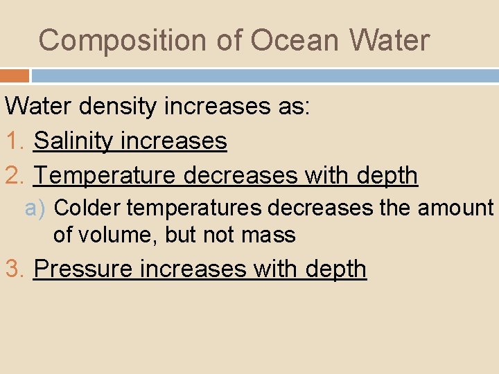 14 1 INTRODUCTION TO THE OCEANS Hydrosphere Learning