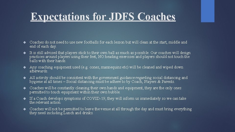 JDs Football School FOOTBALL ACTIVITIES JDs Football School