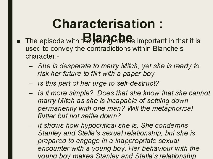 STREETCAR NAMED DESIRE Scene Five Scene Five A
